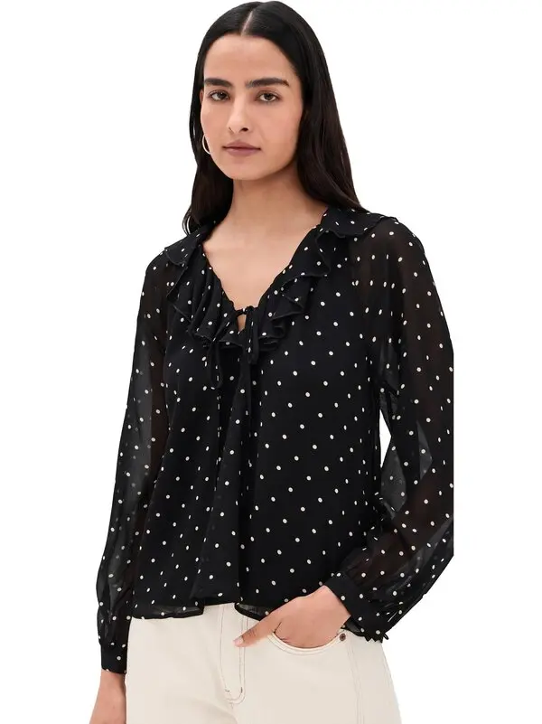 Rails Honora Polka Dot Blouse - Polka Dots