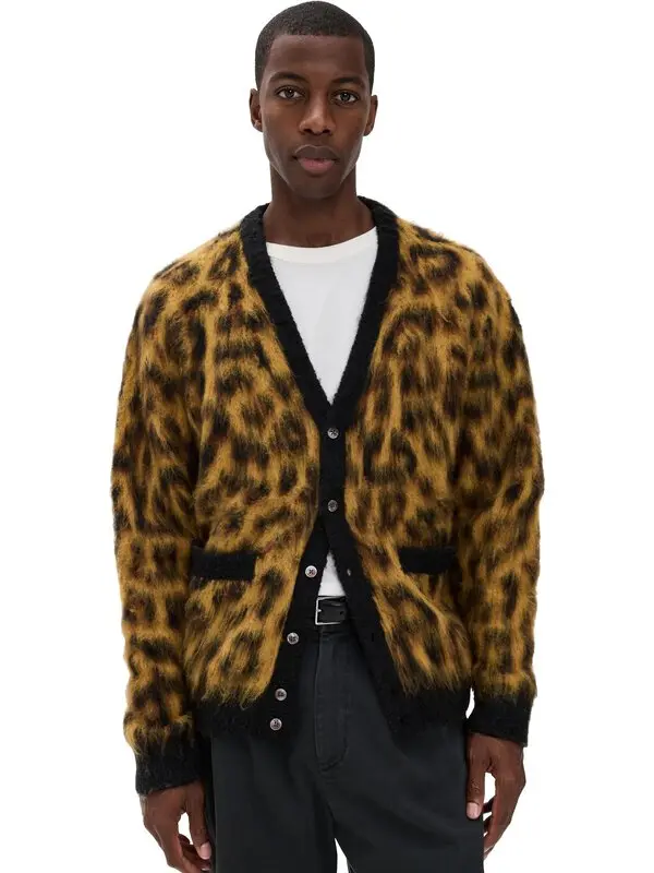Obey Patron Cardigan - Leopard