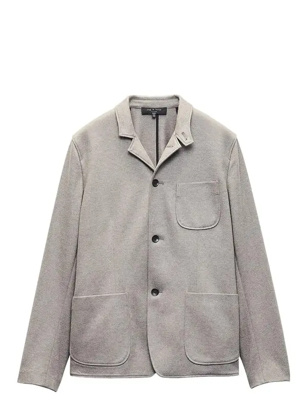 Rag & Bone Prospect Wool Patch-pocket Cardigan - Mink