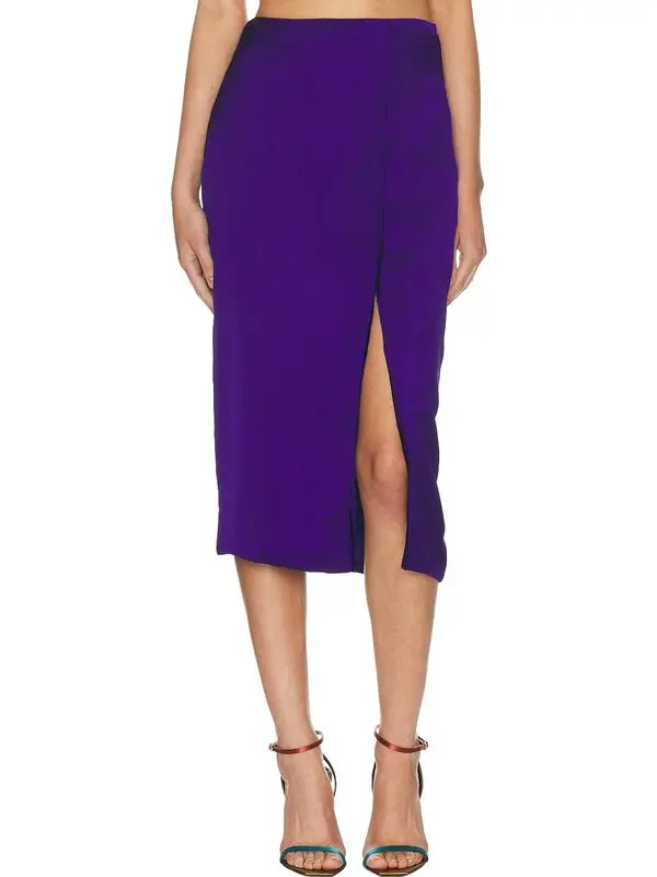 Alejandra Alonso Rojas Un Edge Pencil Skirt - Indigo