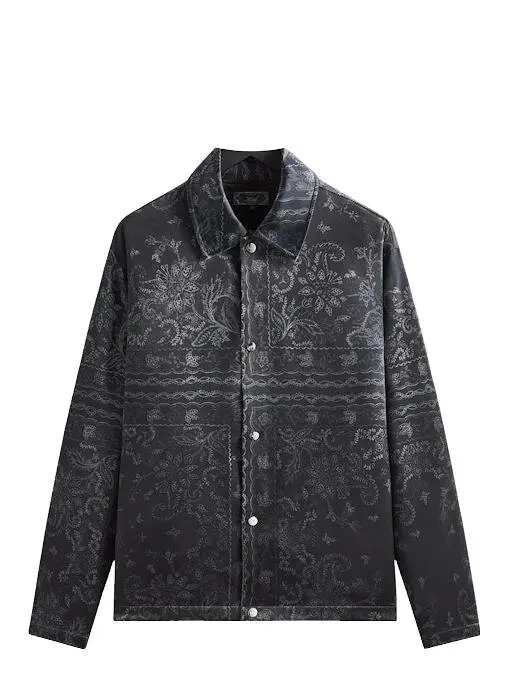 Kith Panelled Bandana Coaches Jacket - Black