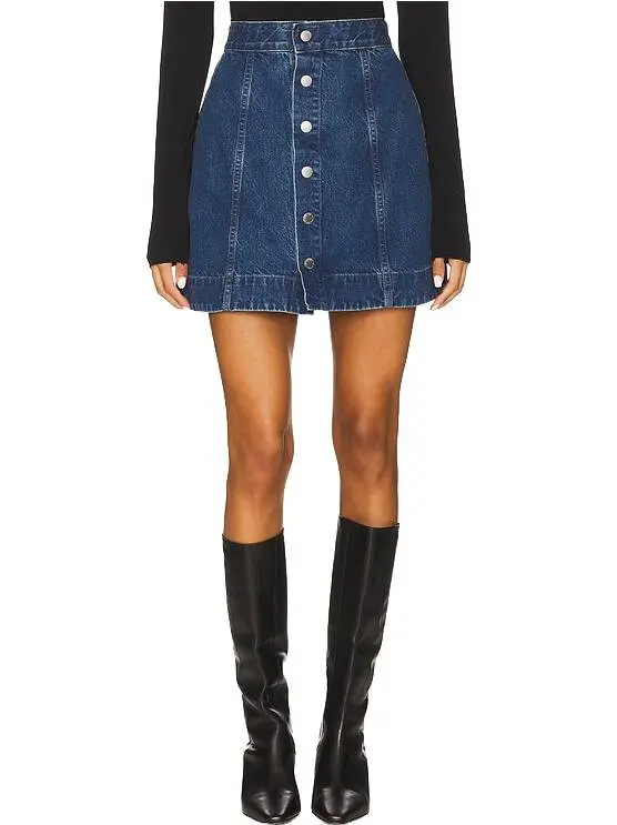 Ag Evie Denim Mini Skirt - Denali
