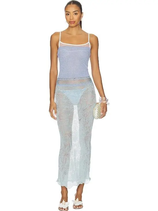 ROBERTA EINER Delicate Maxi Dress - Blue