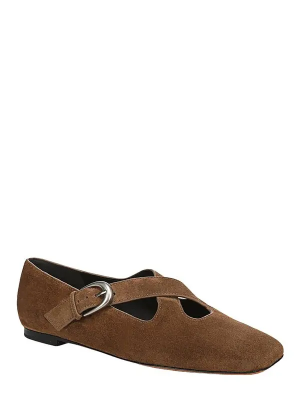 Vince Cici Leather Flats - Elmwood