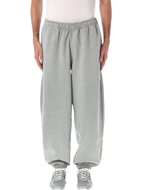 Nike Solo Swoosh Fleece Pants - Dk Grey Heather