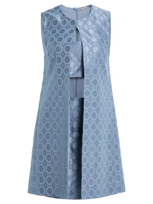 Alexis Asha Layered Mini Dress - Blue