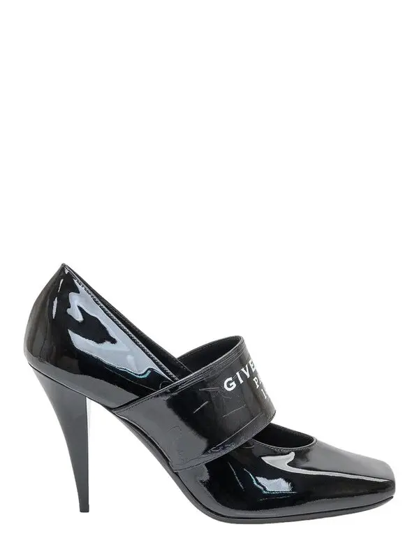 Givenchy Patent Leather Pumps With Logo - Black