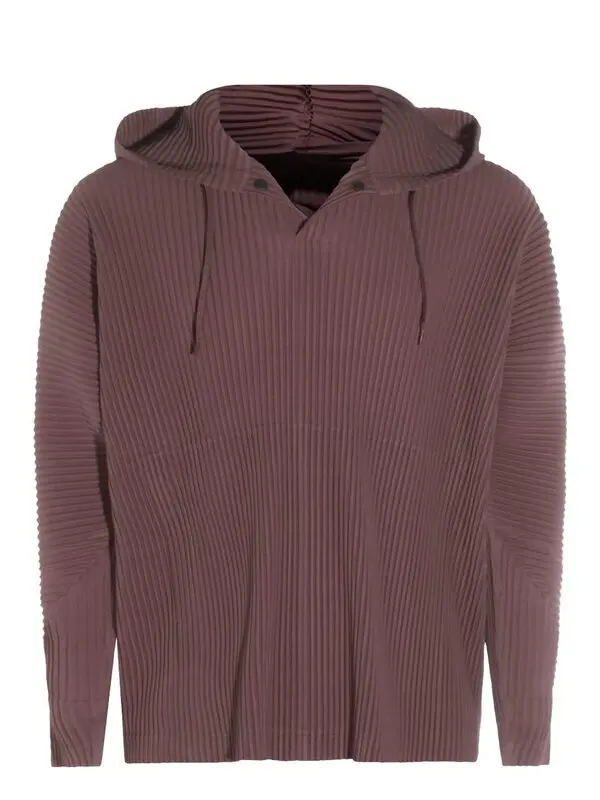 Issey Miyake Hooded Sweatshirt - Pink