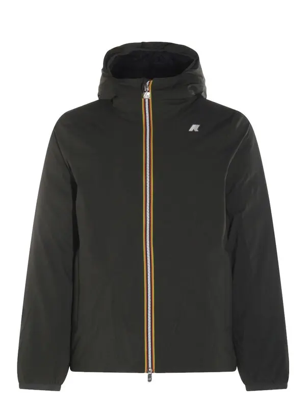 K-WAY Jack St Thermo Double Down Jacket - Green Blackish-blue Depth