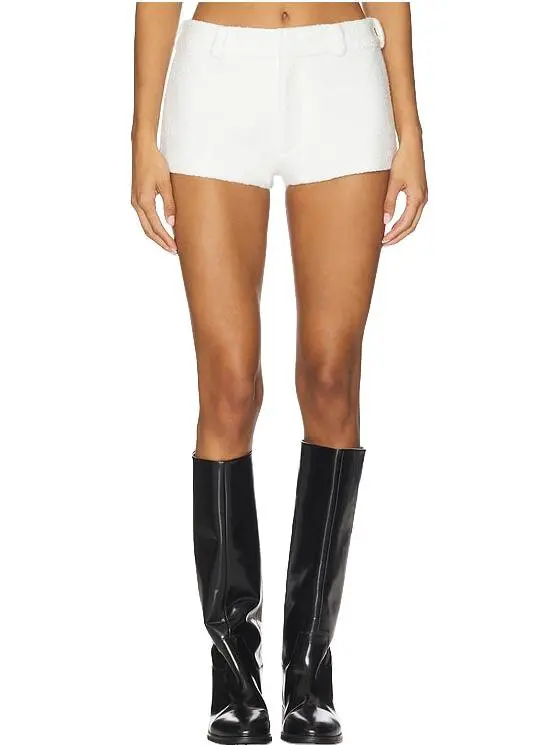 Amanda Uprichard Caresse Shorts - Ivory
