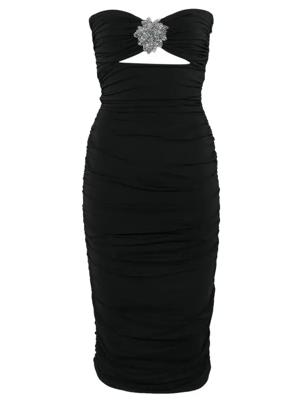 Amen Midi Dress - Black