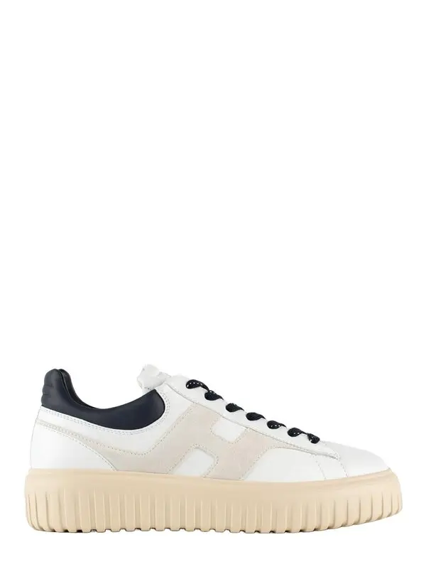 Hogan H-stripes Sneakers - White, Blue, Gray
