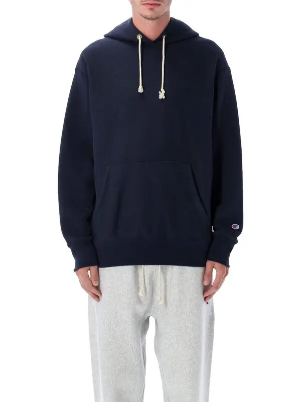 Champion Relaxed-fit Fleece Hoodie - Navy