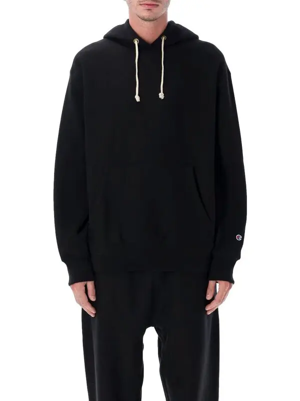 Champion Relaxed-fit Fleece Hoodie - Black