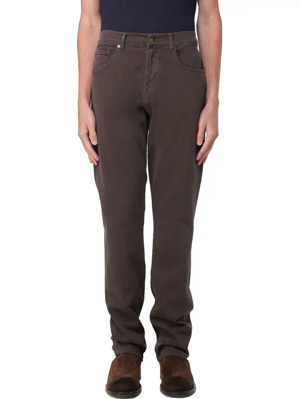 7 For All Mankind Straight Leg Jeans - Denim