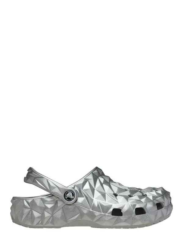 CROCS Classic Geometric Clog Metallic - Silver