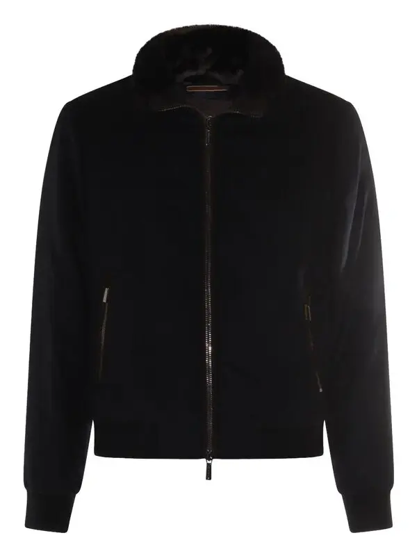 MOORER Wool Bellati Casual Jacket - Blu Grey