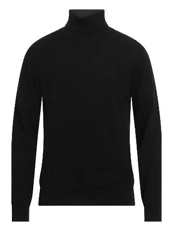 SIMON GRAY. Long Sleeve Cashmere Turtleneck - Black