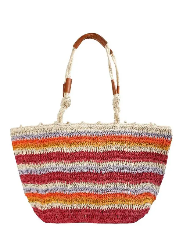 SCALPERS Raffia Shoulder Bag - Multicolor