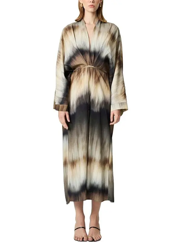 NOCTURNE Tie-dye Patterned Maxi Dress - Multi-colored