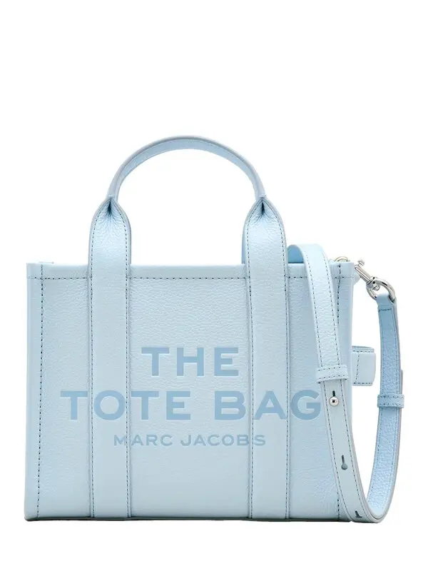 Marc Jacobs Small Leather Tote - Cloud Blue