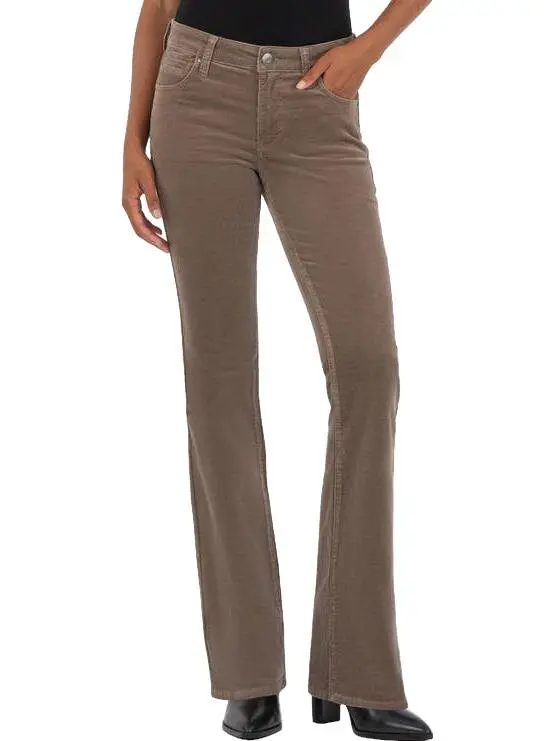 Kut From The Kloth Mid-rise Bootcut Corduroy Pants - Rosemary