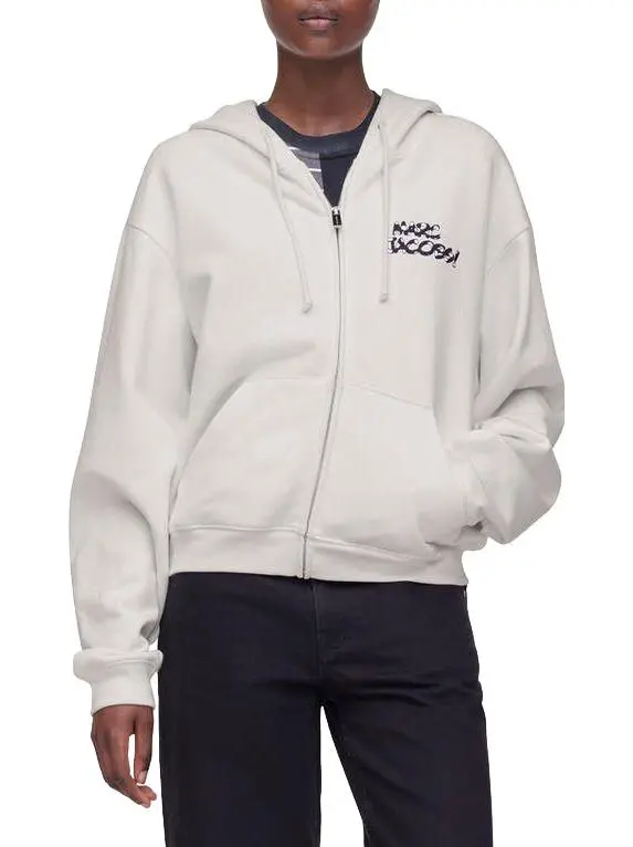 Marc Jacobs Patchwork Dice Zip Up Hoodie - White Multi