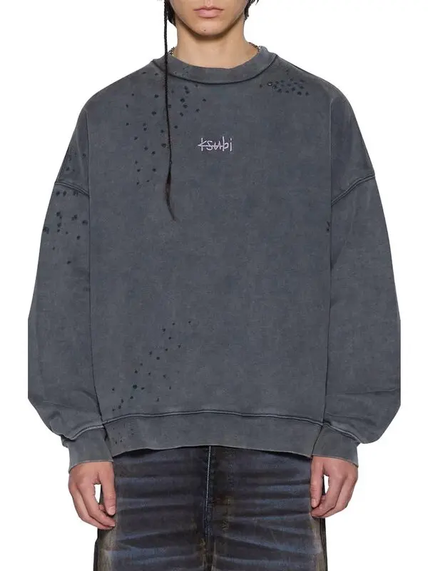 Ksubi Spirit Ekcess Washed Sweatshirt - Washed Grey