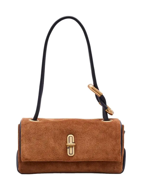 Marc Jacobs Mini Dual Suede Shoulder Bag - Copper
