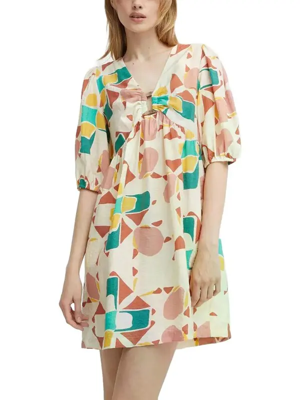 Ba&sh Arancia Printed Mini Dress - Neutrals