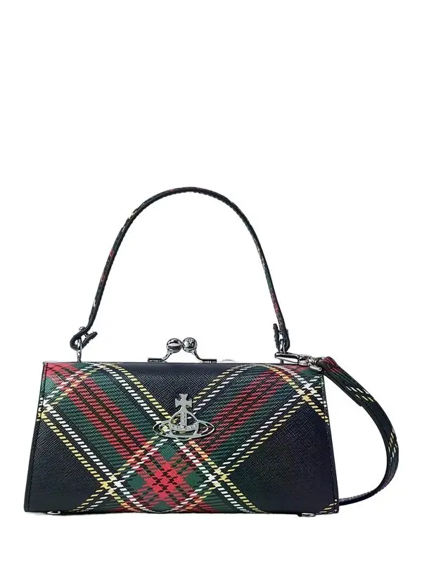 VIVIENNE WESTWOOD Plaid Tote Bag - Black