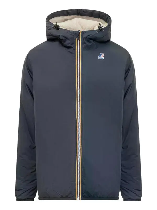K-WAY Hooded Padded Jacket - Blue
