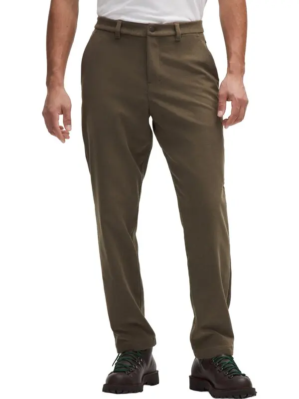 Lululemon Abc Relaxed-fit Trouser 32l - Olive Brown
