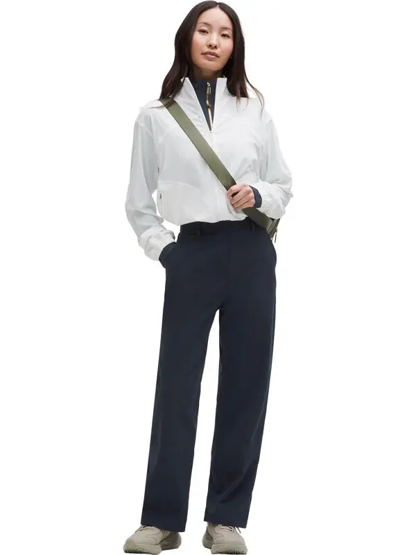 Lululemon High-rise Straight-leg Trousers - True Navy
