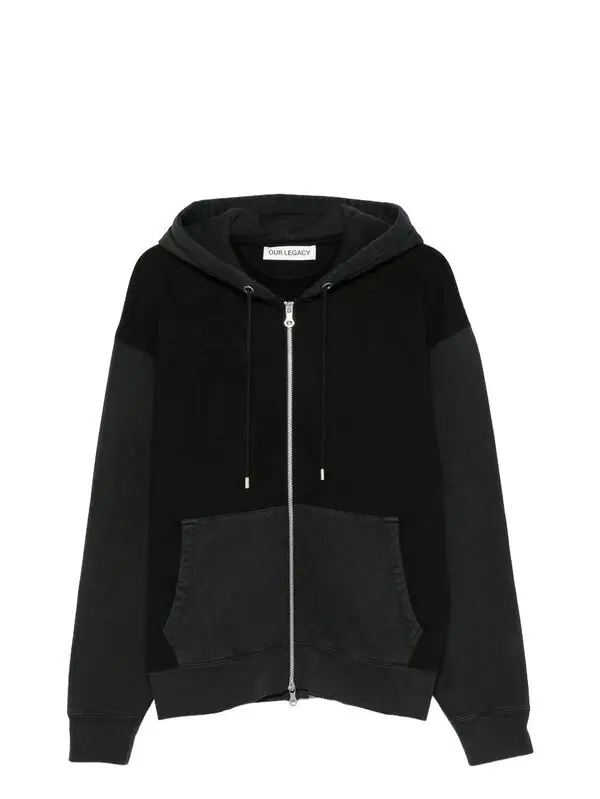 Our Legacy Zip-up Sweatshirt - Black