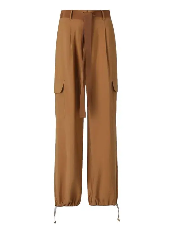 Silvia Tcherassi Darnell Cargo Trousers - Brown