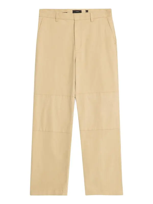 Vince Henry Relaxed-fit Cotton Pants - Terrapin
