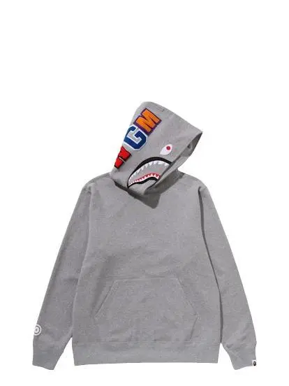 BAPE Hooded Shark Pullover - Gray