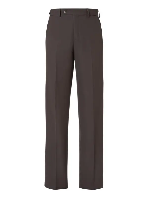 Fendi Cigarette Trousers - Brown