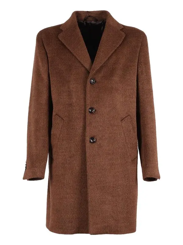 LUIGI BIANCHI Tailored Coat - Brown