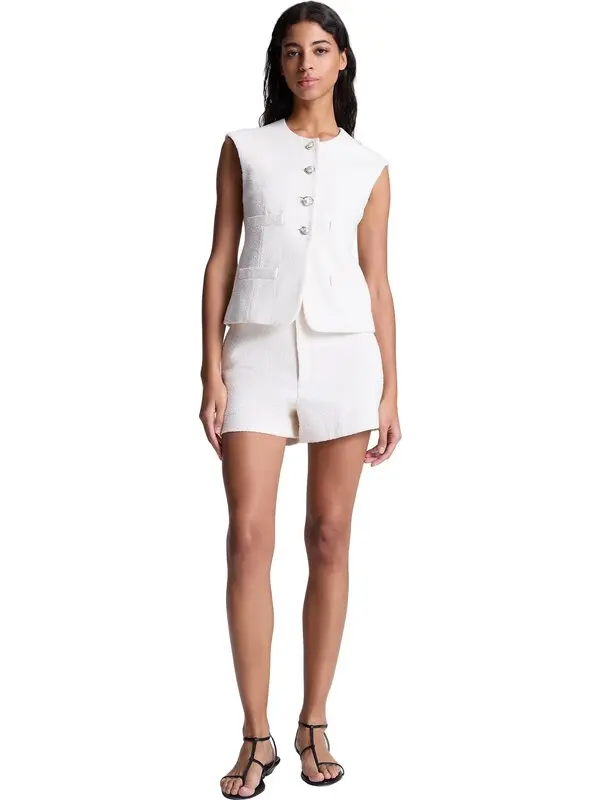 A.L.C. Cade Boucle Short - Pearl