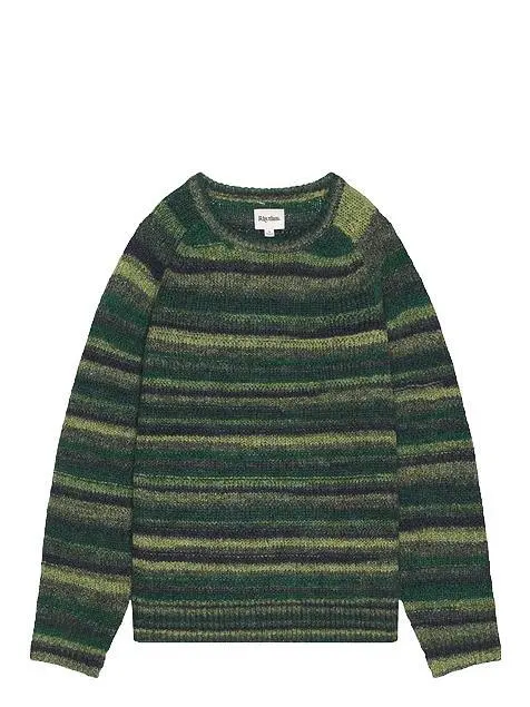 RHYTHM Kapu Knit Sweater - Kelp
