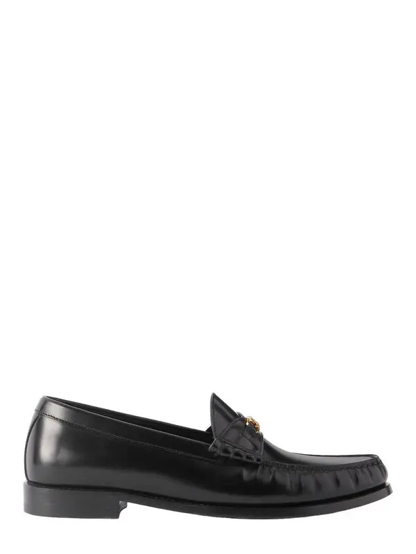 Celine Triomphe Loafers - Black