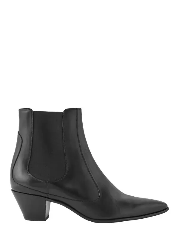 Celine Homme Leather Chelsea Boots - Black