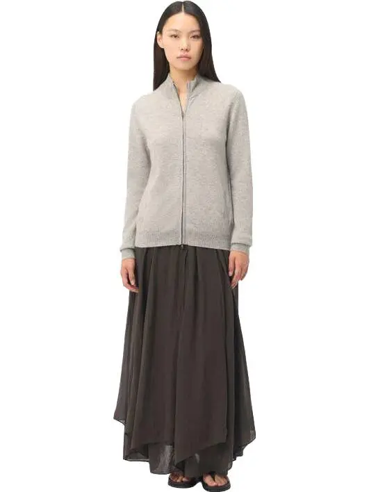 Gobi Cashmere Full-zip Cashmere Cardigan - High Rise