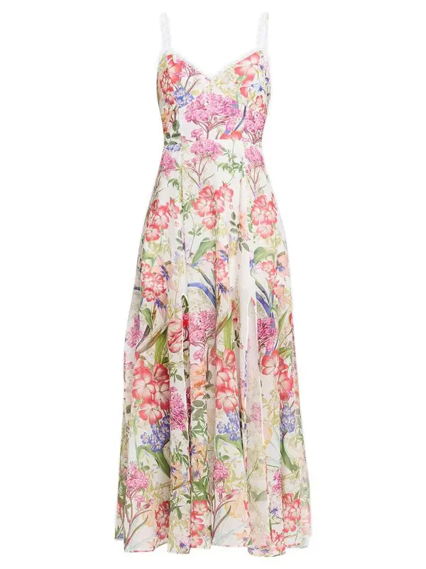 Charo Ruiz Ibiza Iraso Floral Maxi Dress - White
