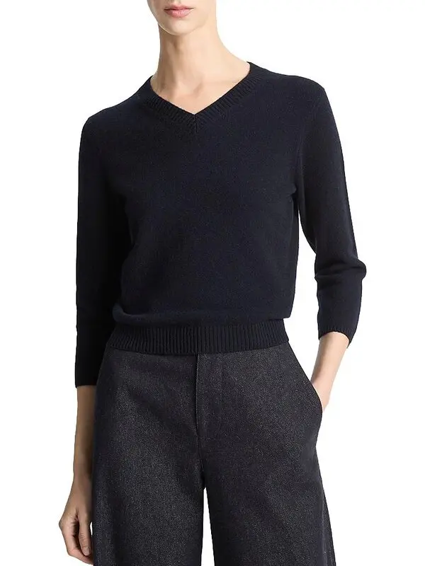 Vince V Neck Sweater - Coastal