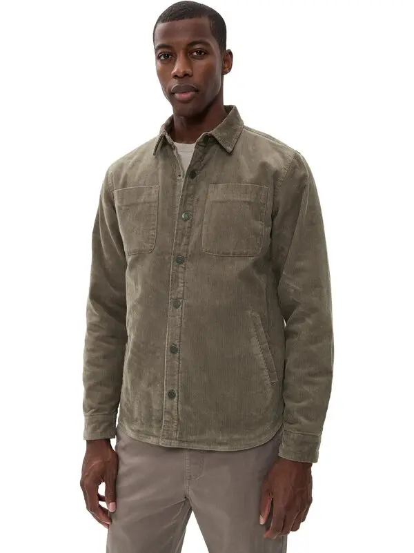 KATIN Harold Corduroy Jacket - Grey Rock