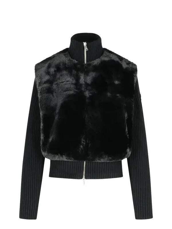 Moose Knuckles Dua Bunny Polyester Sweatshirt - Black