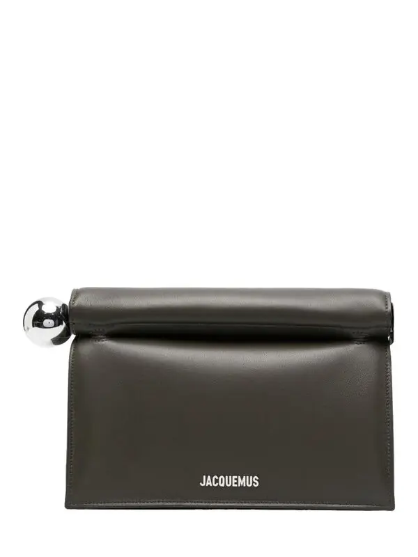 Jacquemus Foldover Top Bag - Beige